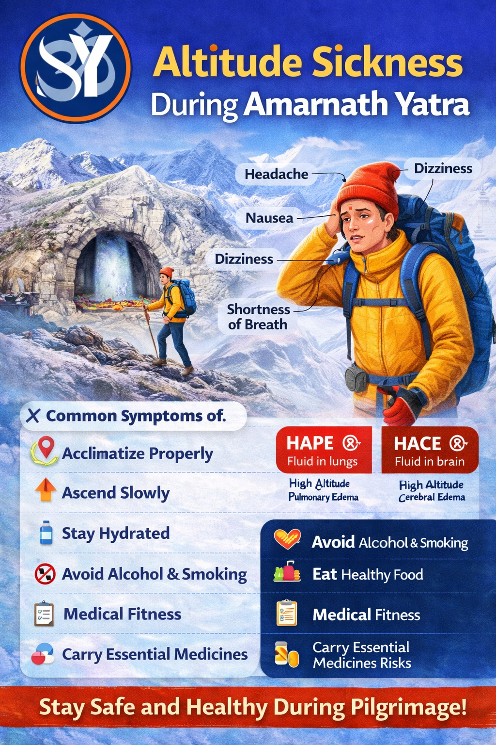 Altitude Sickness During Amarnath Yatra